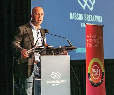 John Burns | Babson Magazine | Babson College | Winter 2017