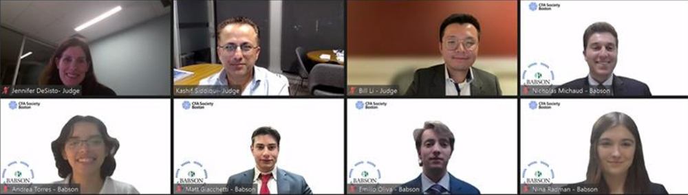 Babson Wins Local CFA Institute Research Challenge Again