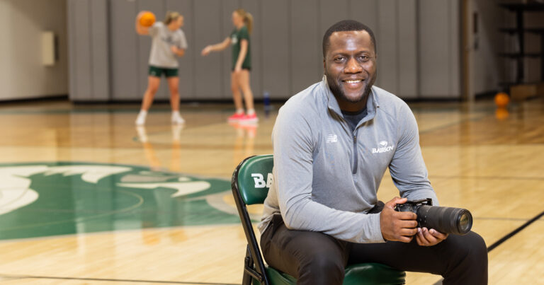 Temi Bajulaiye on Babson Athletics’ Storytelling · Babson Magazine