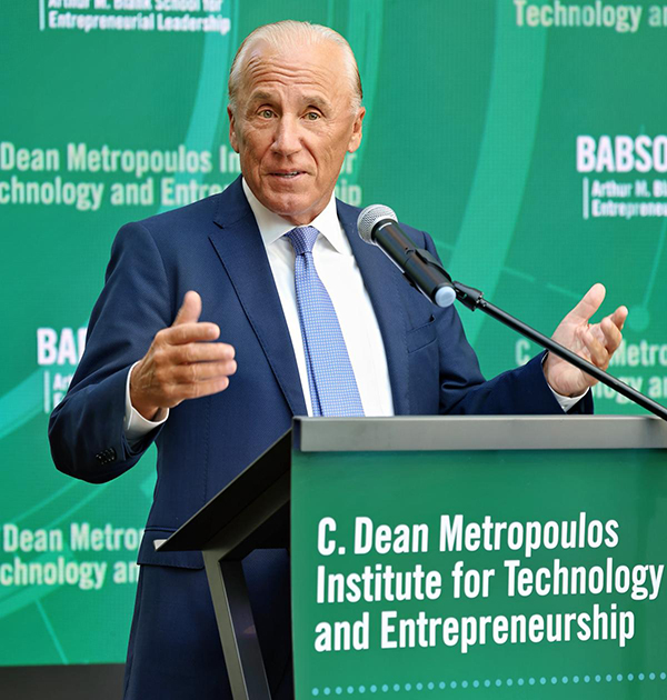 Babson’s Metropoulos Institute for Technology and Entrepreneurship