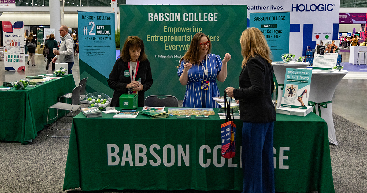 Tina Opie, Babson at the Massachusetts Conference for Women · Babson ...
